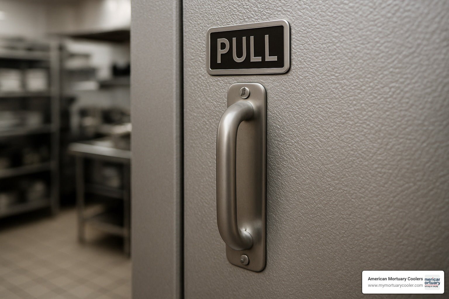 All About Cooler Door Handles – American Mortuary Coolers & Equipments